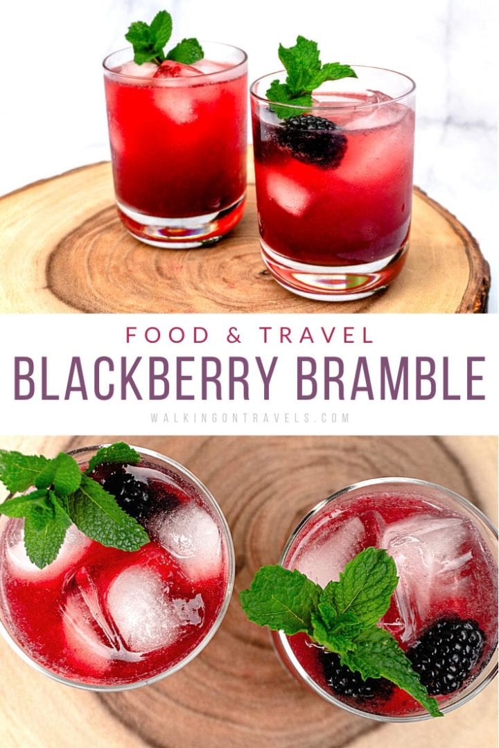 Blackberry Bramble Cocktail Recipe brings the taste of Washington State